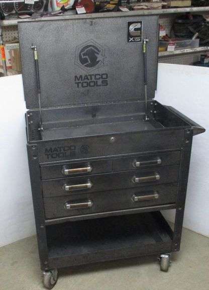 Matco tools rolling tool cart/tool box 4-drawer, 38"W x 21"D x 39"H ...