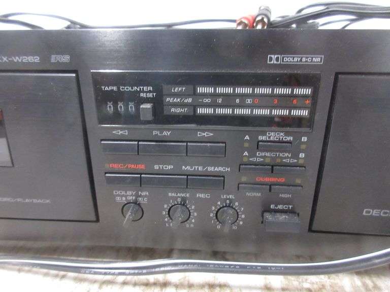 Yamaha double stack cassette deck, KX-W262, great - Albrecht Auction ...