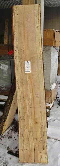 Spalding Maple live edge rough sawn wood, 13"W x 1 1/2"Thick x 72"L ...