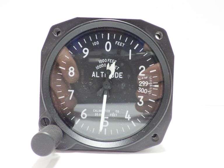 Falcon Gauge barometric altitude indicator, up to 20,000', new with ...