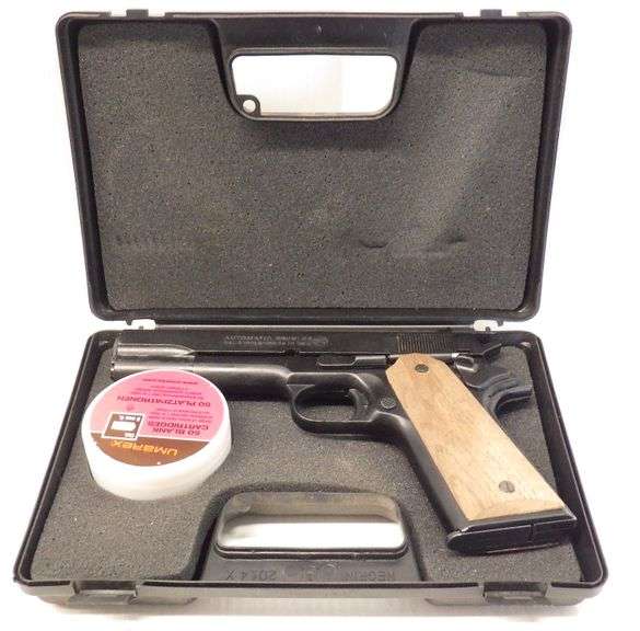 Automatic Bruni 96 kal, 8mm air pistol, made in Italy, includes (50 ...