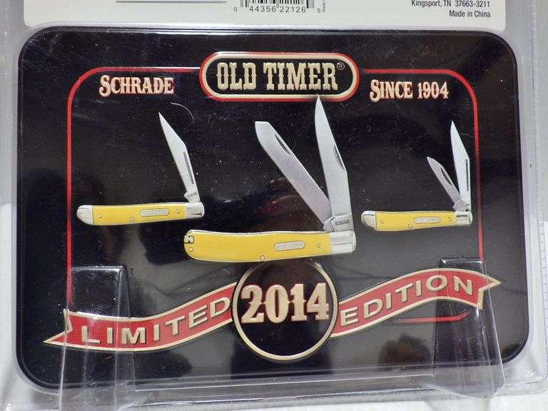 Old Timer, limited edition, 3-knife gift set in collector tin, new in ...