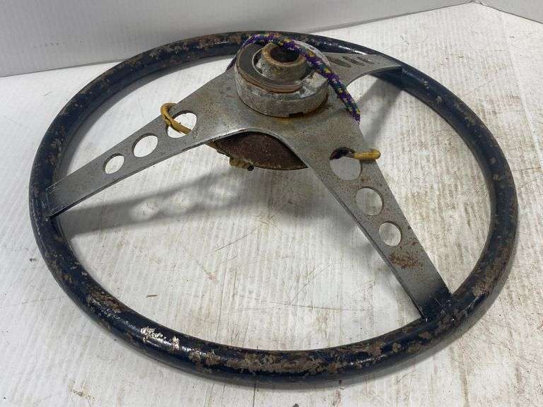 (2) Vintage 1960's Hot Rod steering wheels - Albrecht Auction Service