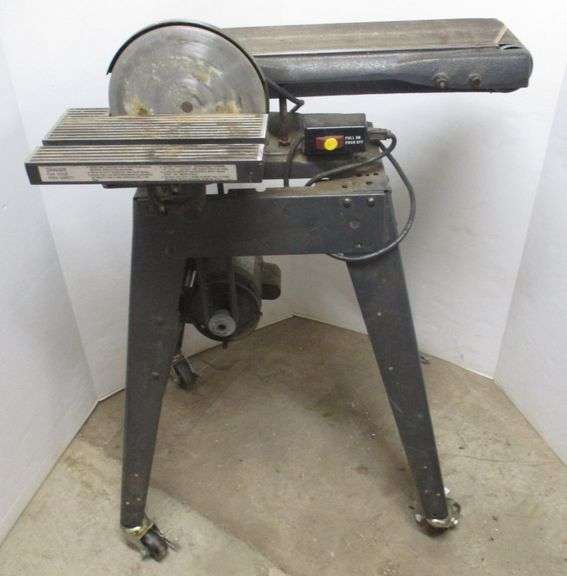 Craftsman belt/disc sander, 9" disc, 6" belt, 27"W x 24"D x 43"H, works ...