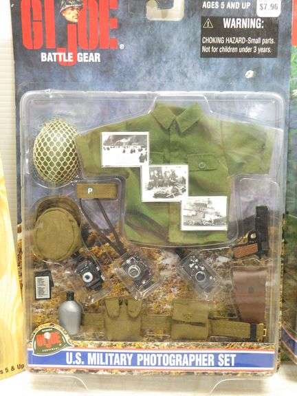 (6) Packs of GI Joe figure accessories - Albrecht Auction Service
