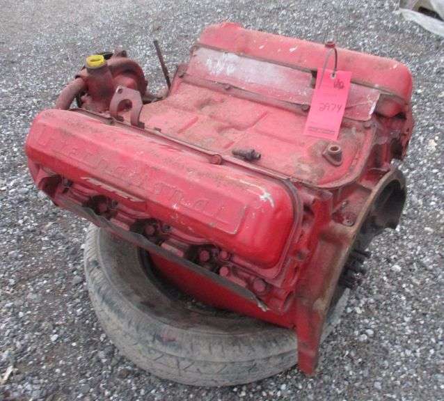 International 345 V8 engine, spins freely, been stored in barn, unknown ...