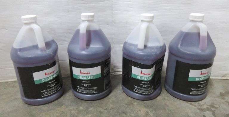 (4) Gallon size jugs of degreaser by Imperial - Albrecht Auction Service