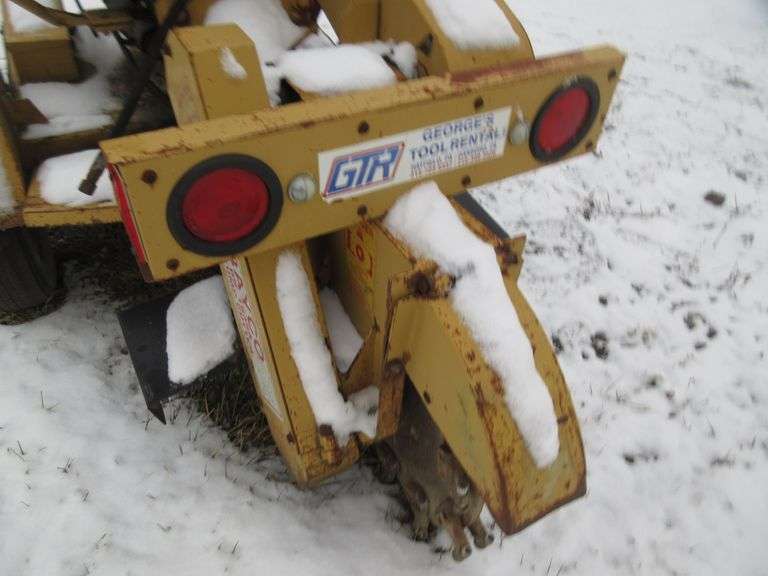 Rayco stump grinder, RG 1635A, Wisconsin VA65D engine with electric ...