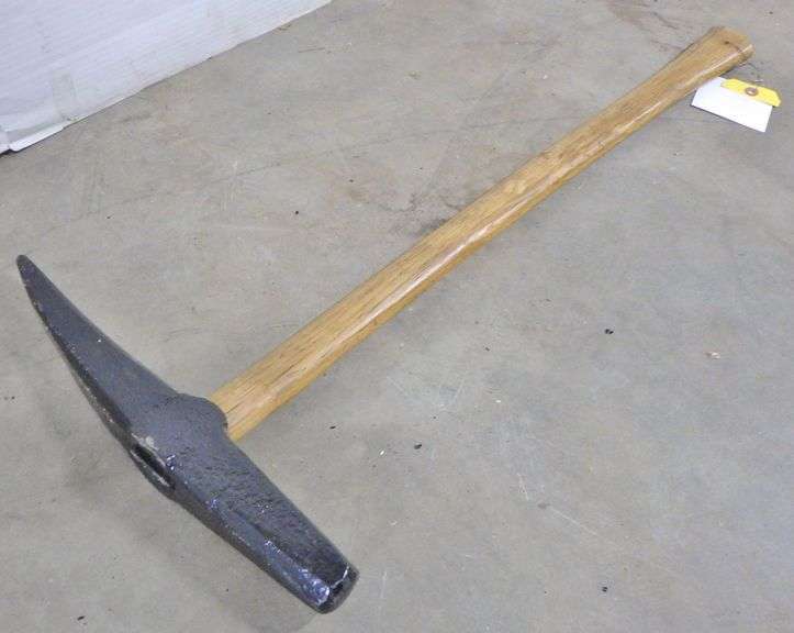 Old railroad hammer with new handle, no markings, repainted - Albrecht ...