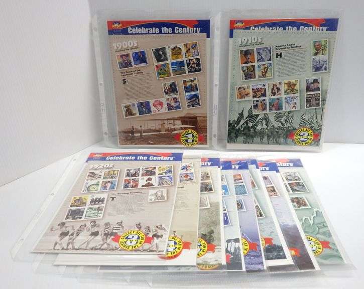 USPS, "Celebrate the Century," stamps, complete collection, 1900's to ...