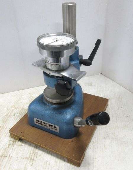 Fowler Instrumatic hardness tester, dial missing face cover/glass ...