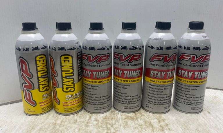 (6) 16 oz. Can of FVP fuel stabilizer, keeps gas and diesel engines ...