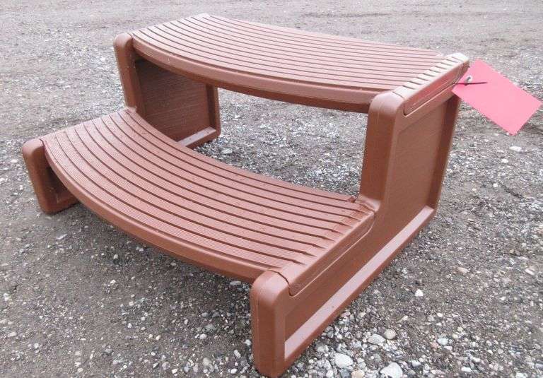 Composite steps/stairs with grooves for traction, perfect for hunting ...