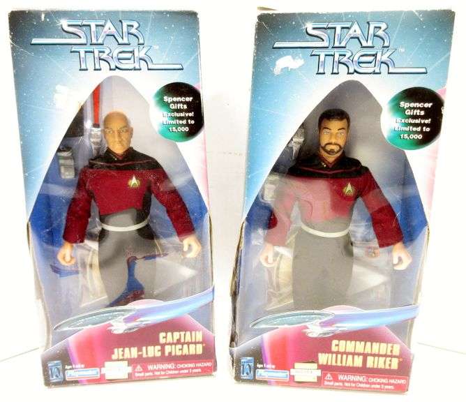 Star Trek "captain Jean-Luc Picard" and "Commander William Riker ...
