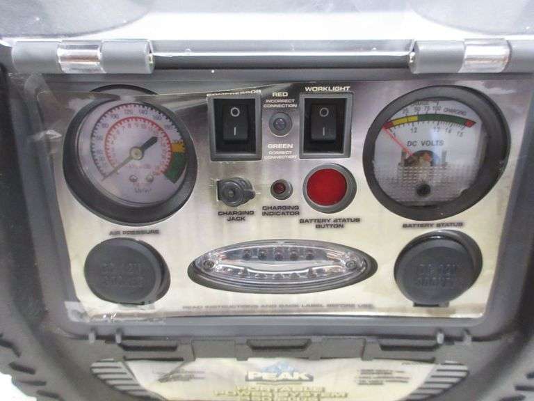 Jump box peak portable power system, 450 plus, air compressor, 200W AC ...