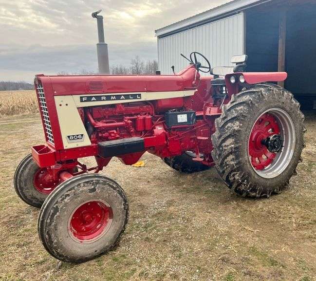 International 806 Tractor, 407 Engine, New Paint, New T/A, New Clutch ...