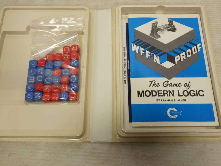 (6) Board games, include: Mind Trap, Sequence, WFF 'N Proof Modern Logic, Surrealist Games, Solo ...