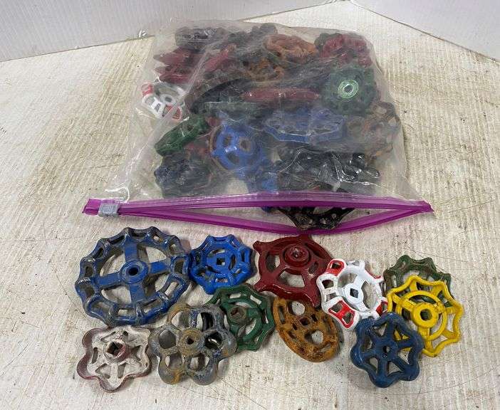(50) Valve handles for repurposing - Albrecht Auction Service