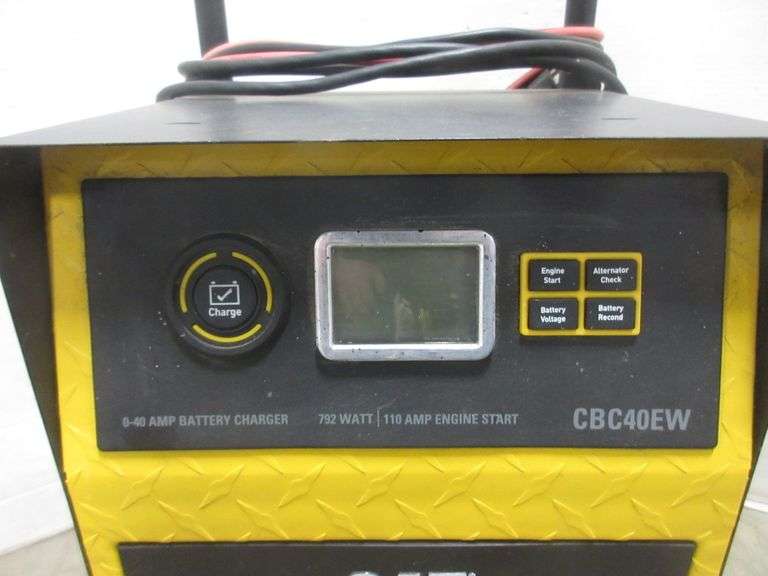 CAT CBC40EW 40 Amp battery charger, powers on and works - Albrecht ...