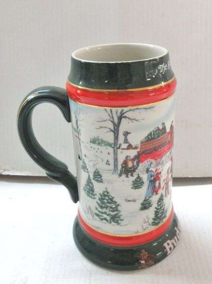1991 "The Season's Best" Budweiser beer stein, from the Collectors ...