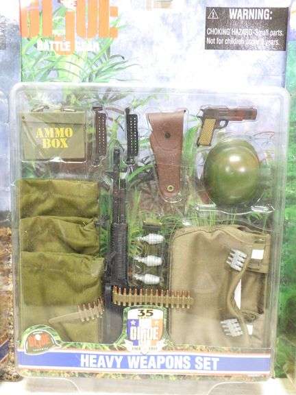 (6) Packs of GI Joe figure accessories - Albrecht Auction Service