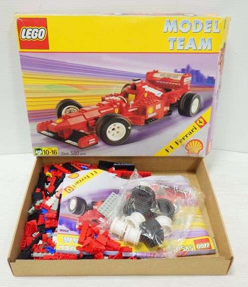 580-Piece 1997 "Ferrari Formula One Race Car" Lego set, no. 2556 ...