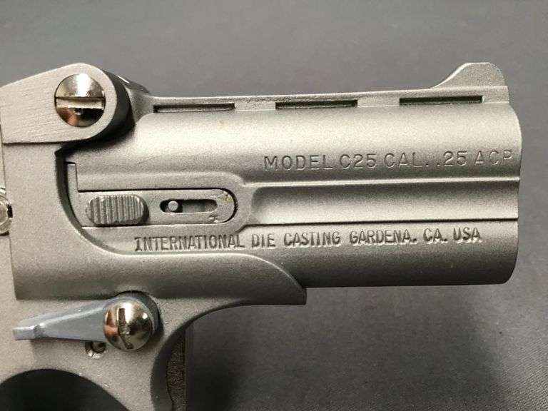 Cobra Arms C25 .25 Caliber 2-Shot Derringer, Satin Finish and Pearl ...