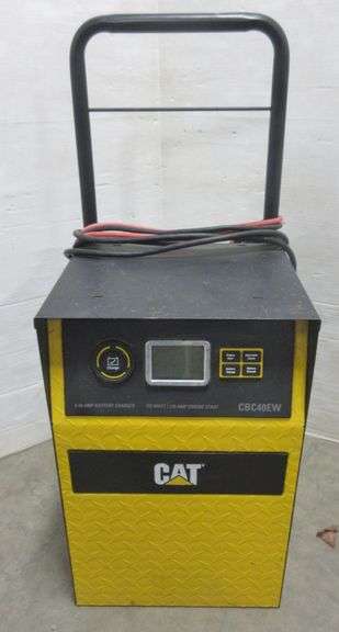 CAT CBC40EW 40 Amp battery charger, powers on and works - Albrecht ...