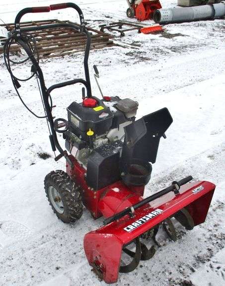 2005 Craftsman 24" Snow Blower, 6.5 HP with electric start, as is - Albrecht Auction Service