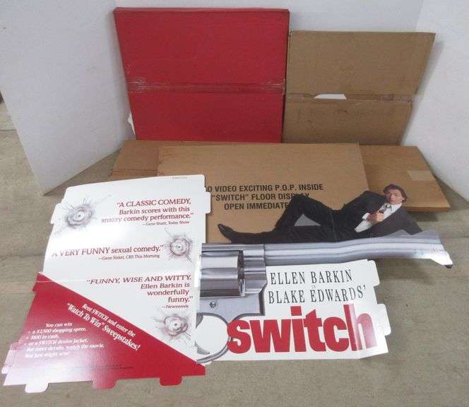 (5) Movie cardboard cutouts with titles on boxes, NOS - Albrecht ...