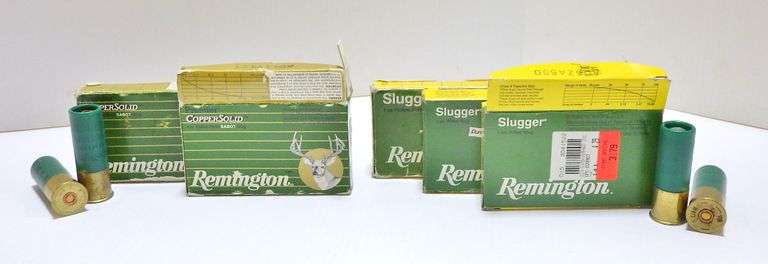 Remington 12-gauge 2 3/4" slugs, include: (15) Slugger rifled slugs ...