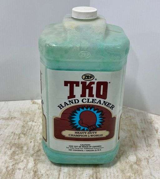 TKO Zep hand cleaner, 1-gallon, almost full - Albrecht Auction Service