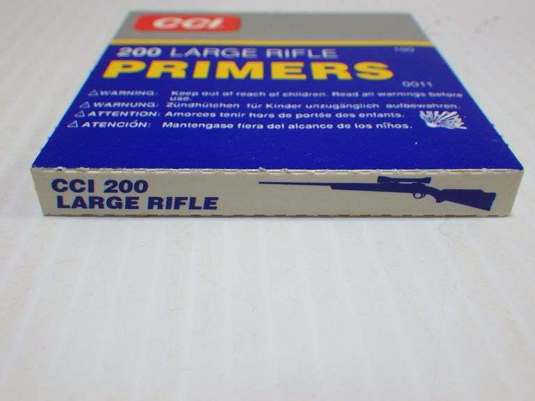 (1,000) CCI No. 200 large rifle primers - Albrecht Auction Service