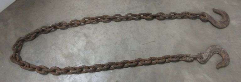 Heavy duty log chain with large hooks, ready to use, nice - Albrecht ...