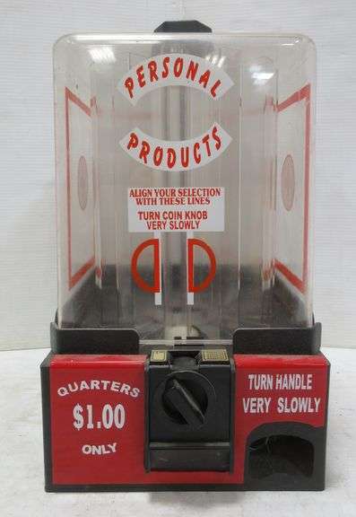 Personal Products First Aid Vending Machine - Albrecht Auction Service