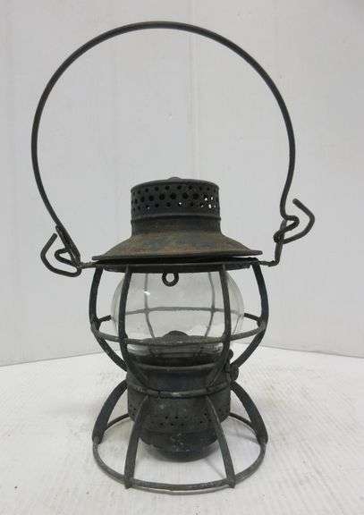 Older Dressel Railroad Lantern "WAB RY" Wabash Railroad, Clear Glass ...