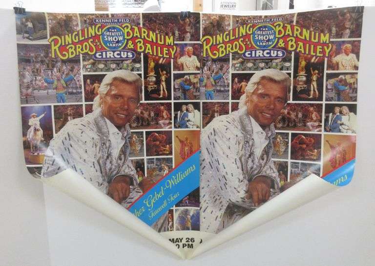 (2) Ringling Brothers and Barnum and Bailey Circus Posters, Featuring ...