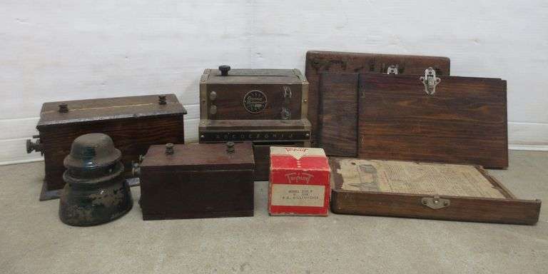 Antique Radio Parts, Including: Disassembled Commerce Radiophone ...