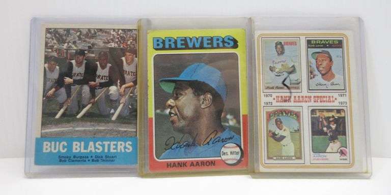 (12) Hall of Fame Baseball Player Cards from the 1950s to 1970s ...