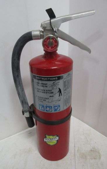 Buckeye fire extinguisher, 3A-40BC, 10lb, in new condition - Albrecht ...