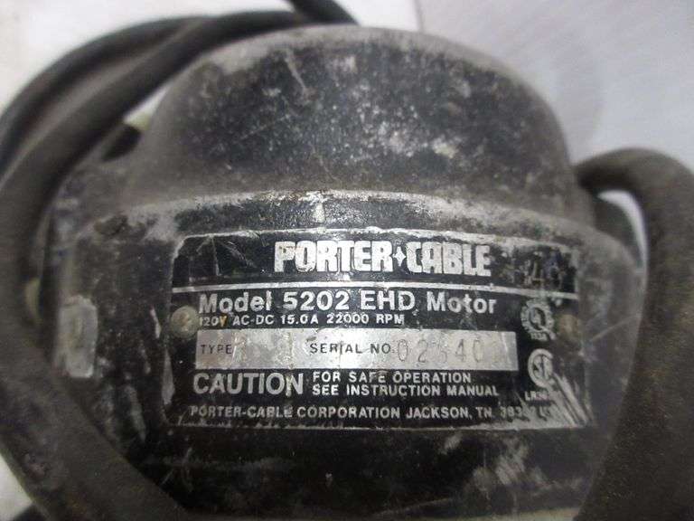 Porter Cable model no. 5201 Industrial Router, Router Base with EHD ...