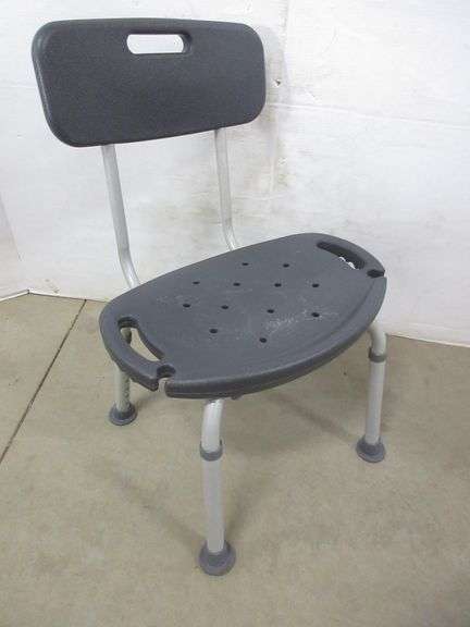 Equate bath/shower chair, adjustable, 19”W x 34”H, like new condition ...