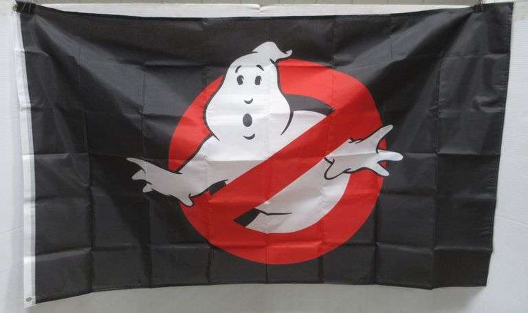 Ghostbusters Flag Albrecht Auction Service