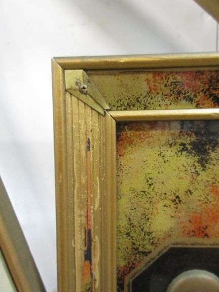 Mid-Century Modern Atomic Shadow Box Mirror - Albrecht Auction Service