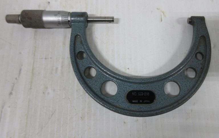 Mitutoyo 3" to 4" Micrometer - Albrecht Auction Service