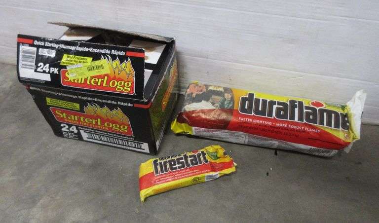 (8) Packs of Fire Starter logs, include: One- Diamond strike a fire ...
