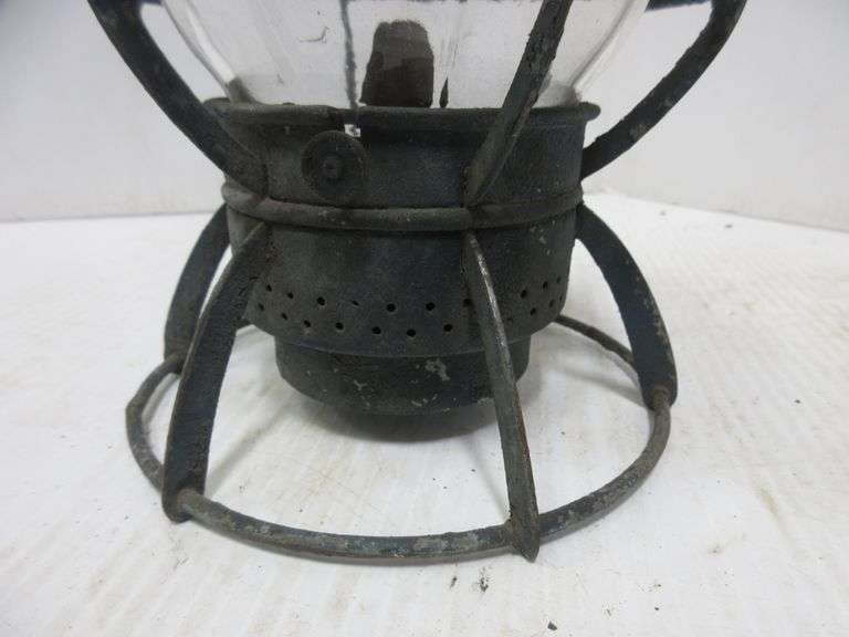 Older Dressel Railroad Lantern "WAB RY" Wabash Railroad, Clear Glass ...