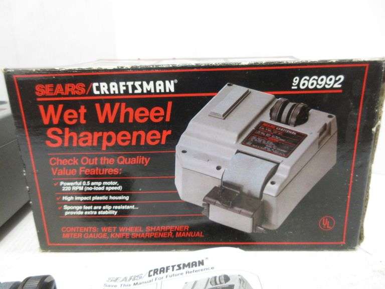 Craftsman wet wheel sharpener, model 966992, new condition - Albrecht ...