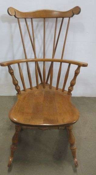 Colonial "S. Bent & Bros." Small Rocking Chair - Albrecht Auction Service
