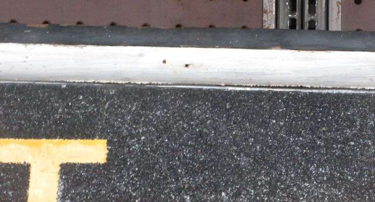 Antique "Clayton Township Precinct 2" smaltz sign, gold paint lettering ...